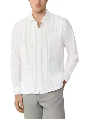 HACKETT LONDON Buttoned Pocket Shirt - White