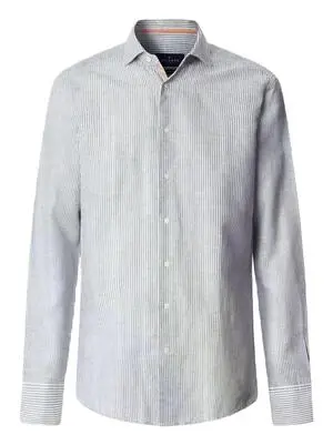 HACKETT LONDON Bengal Stripe-print Shirt - White