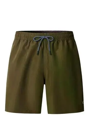 HACKETT LONDON Embroidered Swim Shorts - Green