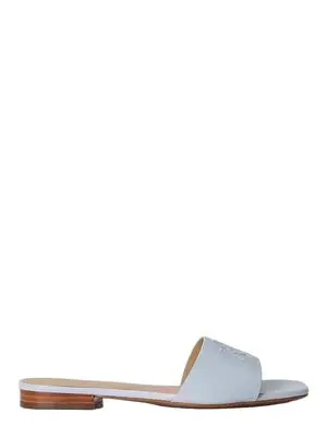 Ralph Lauren Everley Leather Sandals - Blue
