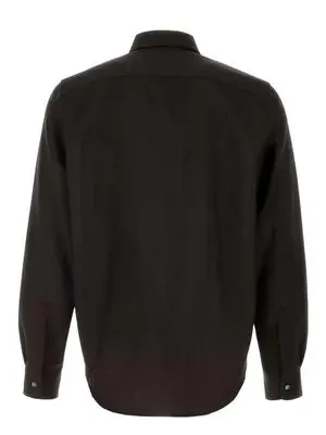 JIL SANDER Long-sleeve Button-up Shirt - Brown