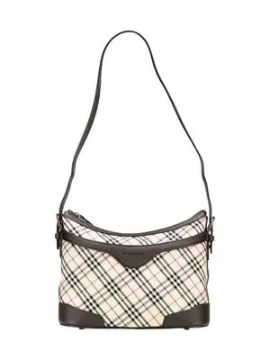 Burberry Nova Check Canvas Shoulder Bag - Neutrals