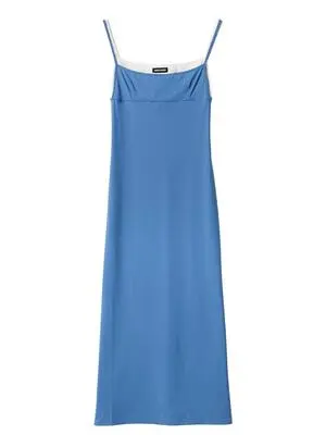 Miu Miu Stretch Jersey Midi-dress - Aviator Blue