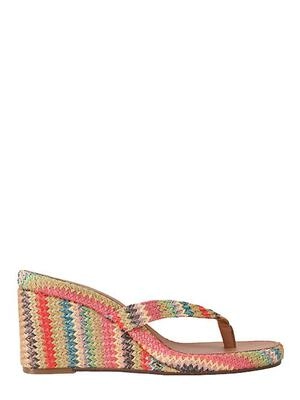 Steve Madden Playing" Woven Wedge Sandals - Mult/other