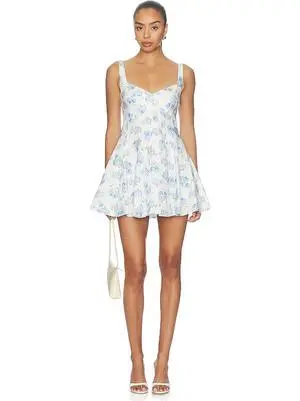 LoveShackFancy Nabi Dress - Blue