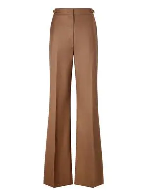 Gabriela Hearst Vesta Wool Tailored Pants - Brown