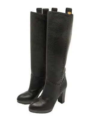 FENDI Fendi Selleria Almond-Toe Boots