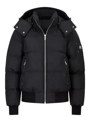 Moose Knuckles Padded Hooded Jacket - Black
