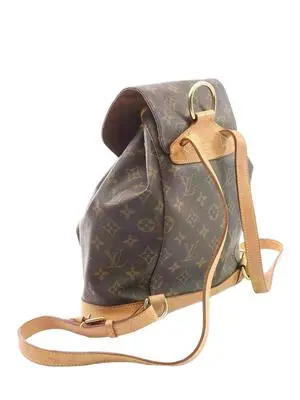 LOUIS VUITTON Monogram Montsouris Mm Backpack - Brown
