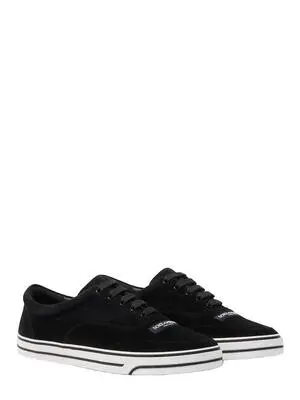 Dolce & Gabbana Suede Lace-up Sneakers - Black
