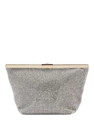 JIMMY CHOO Embellished Clutch Bag - Silver