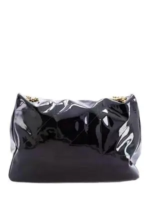 Saint Laurent Jamie 4.3 Quilted Patent Large Shoulder Bag - Black