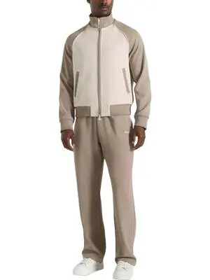 Manière De Voir Signature Piped Track Jacket - Neutrals