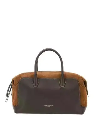 GIANNI CHIARINI Gemma Leather Tote Bag - Brown