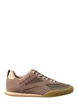 Calvin Klein Kayla Panelled Mesh-insert Sneakers - Brown