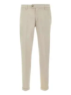 RE-HASH Slim-fit Trousers - Neutrals