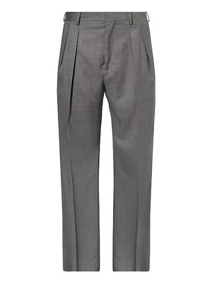 Paul Smith Pleated Wool Trousers - Grey
