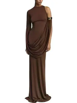 SEEN USERS Iconic Bracelet Draped Maxi Dress