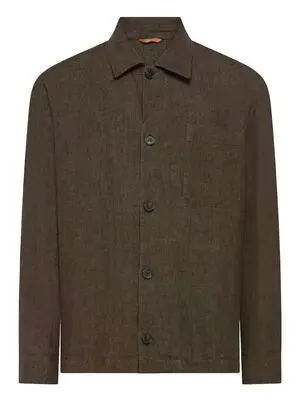 CRUNA Cardiff Button-up Jacket - Brown