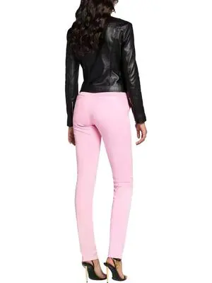 Roberto Cavalli Slim-fit Cotton Trousers - Pink