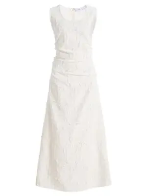 Proenza Schouler White Label Proenza Schouler White Label Jacquard Cotton Maxi Dress White