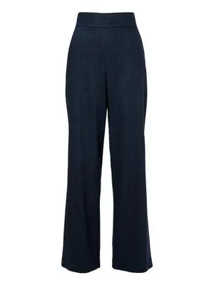ELEVENTY Eleventy Wool And Cashmere Wide-Leg Trousers
