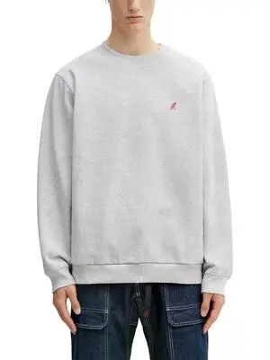Gramicci Embroidered Logo Crew Neck Sweater - Grey