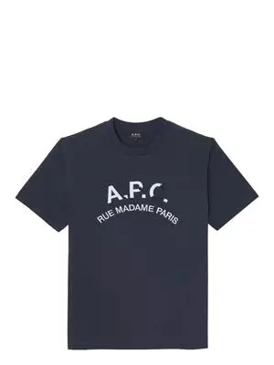 A.p.c. Graphic-print T-shirt - Blue