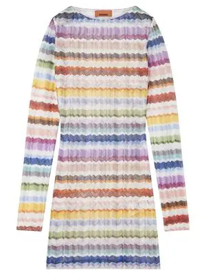 Missoni Crochet-knit Zigzag Cover-up - Multi
