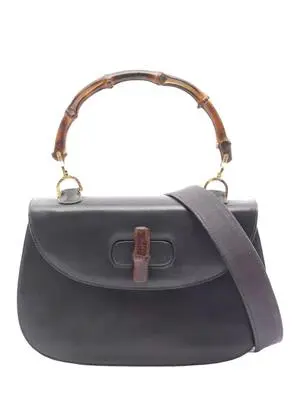 Gucci Gucci 1947 Bamboo Handbag Blue