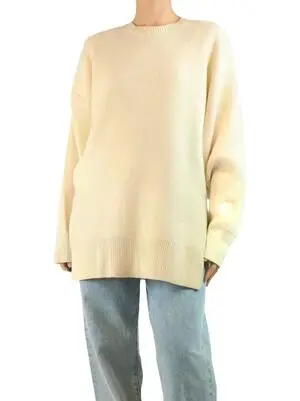 TOTEME Double-knit Crew Neck Sweater - Neutrals