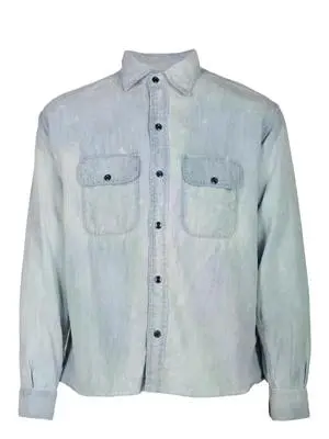 MONOSTEREO Raw-hem Shirt - Blue