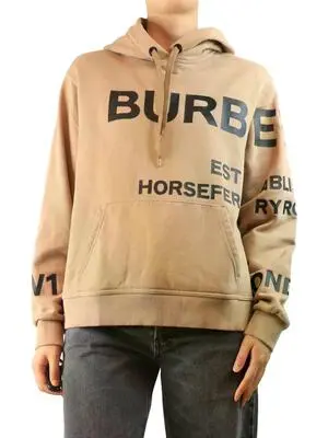 Burberry Horseferry Print Hoodie - Neutrals