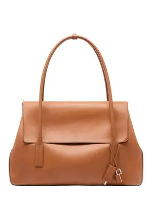 TOM FORD Leather Eclipse Shoulder Bag - Brown