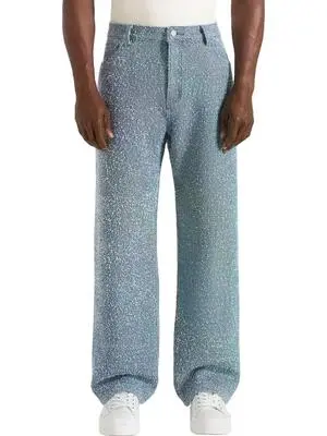 Manière De Voir Arnault Bouclé Relaxed-fit Jeans - Blue