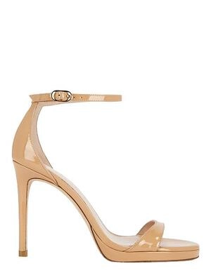 STUART WEITZMAN Nudist Platform Sandal - Brown