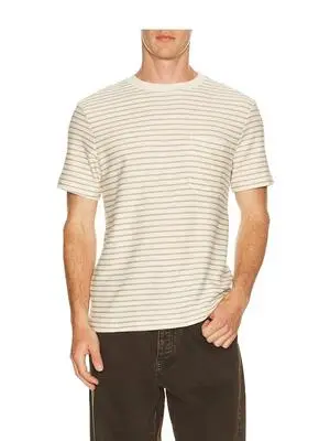 FRAME Ribbed Striped Tee In . Also - Multi