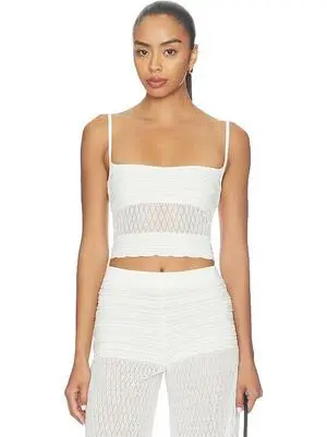 Retrofete Lesli Knit Top - White