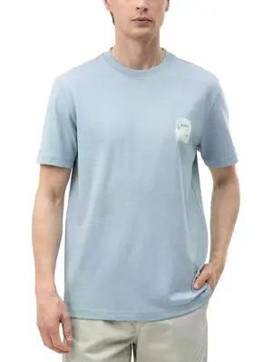 BOSS Logo-print Short-sleeve T-shirt - Blue