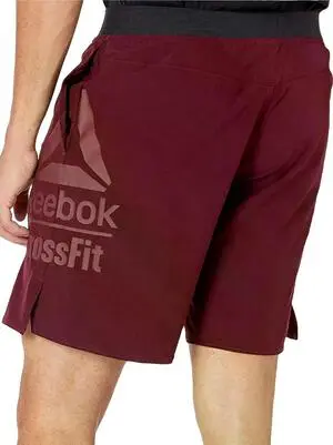 REEBOK Crossfit Epic Base Drawstring Shorts - Red