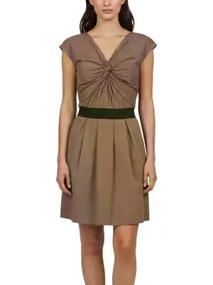 LANVIN Lanvin Draped Knotted Mini Dress