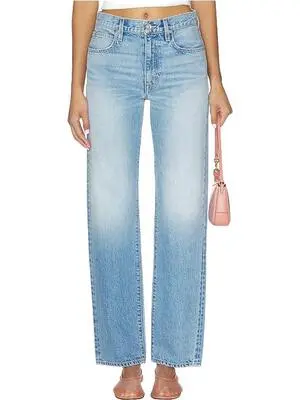 SLVRLAKE Kendra Straight Leg Jeans - Blue