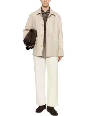 Sandro Wool Jacket - Neutrals
