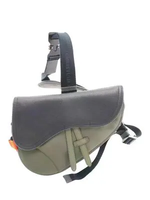 Dior X Sacai Saddle Belt Bag - Green