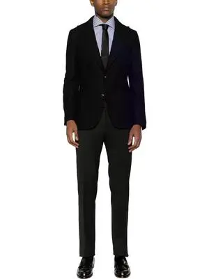 PT TORINO Off-centre Straight-leg Trousers - Grey