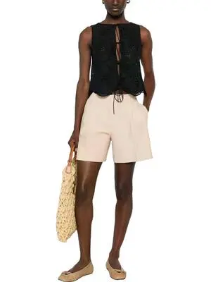 Ermanno Scervino Belt-loop Pleated Shorts - Neutrals