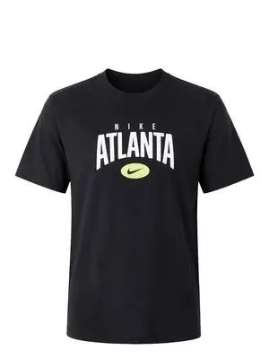 Nike Atlanta-print T-shirt - Black