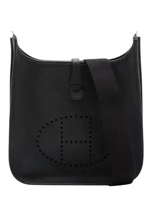 Hermès Evelyne 29 Clemence Shoulder Bag - Black