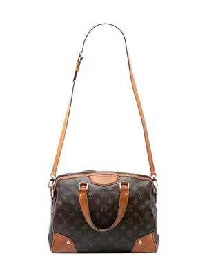 LOUIS VUITTON Monogram Canvas Retiro Pm Satchel - Brown