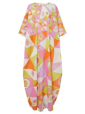 Emilio Pucci Printed Cotton Kaftan - Multicoloured